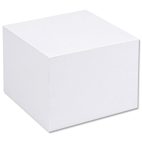 U. 2/4 x 400 Sheets Memo Block Refills Square Plain White Paper Cube 9 ...